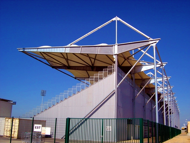 Grandstand Roofing | Pakar Seating Grandstand Bleacher Tribune