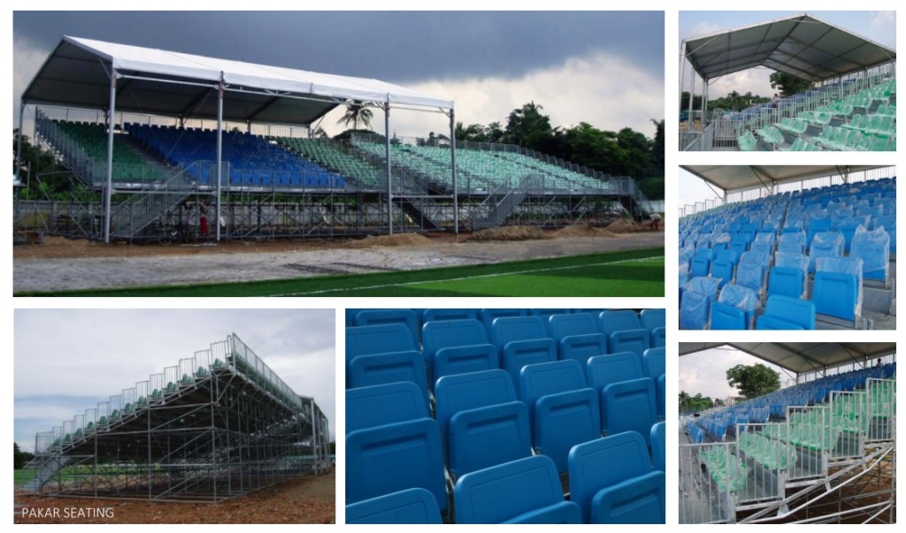 MYANMAR - Yangoon - Football Stadium - 1,000 seats Grandstands