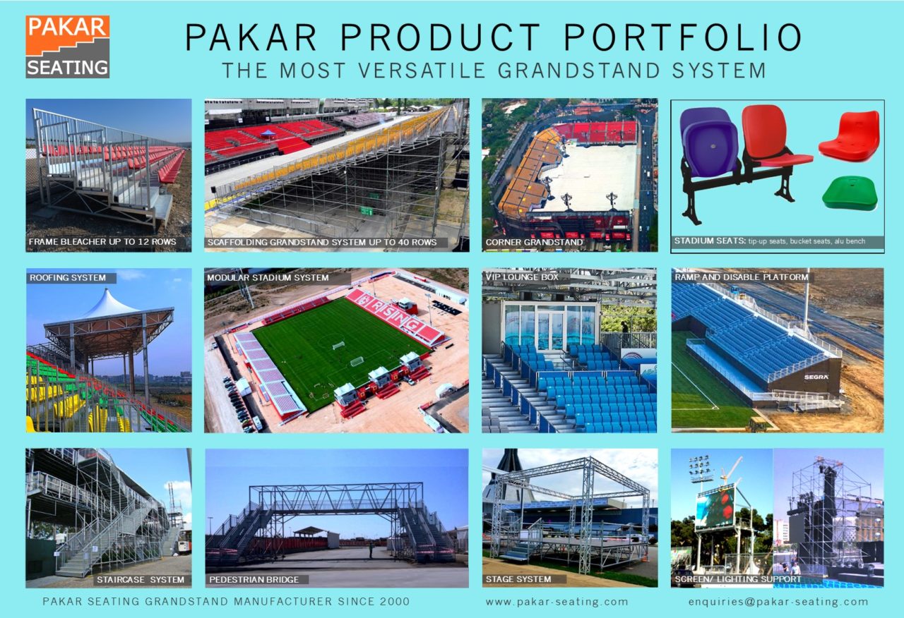 We Manufacture and Design Grandstands - Temporary and Permanent ...